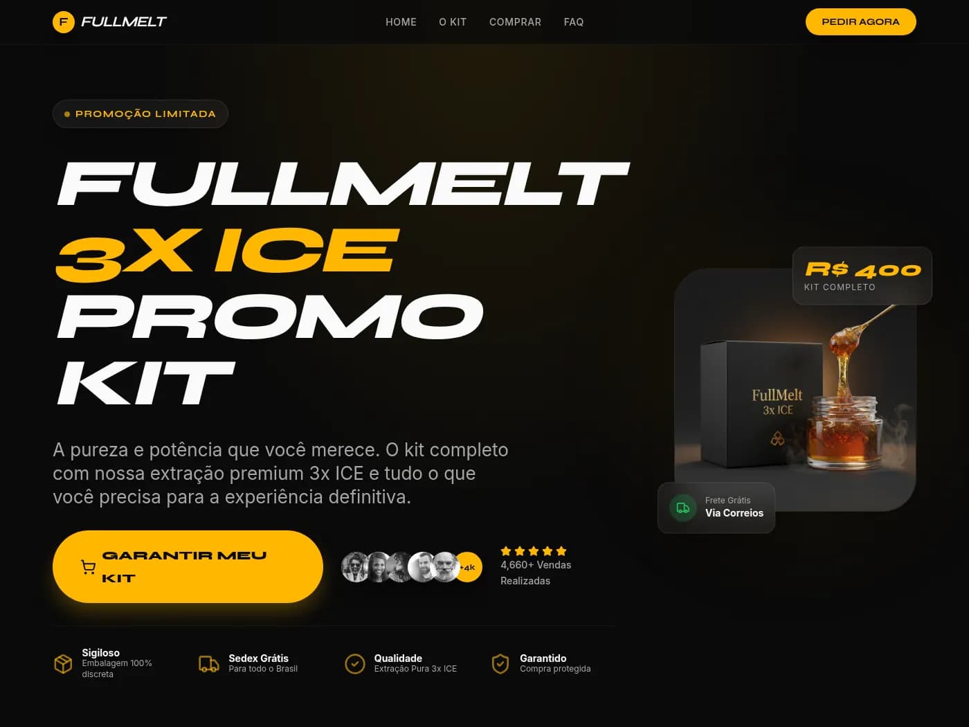 FullMelt Promo Kit Landing