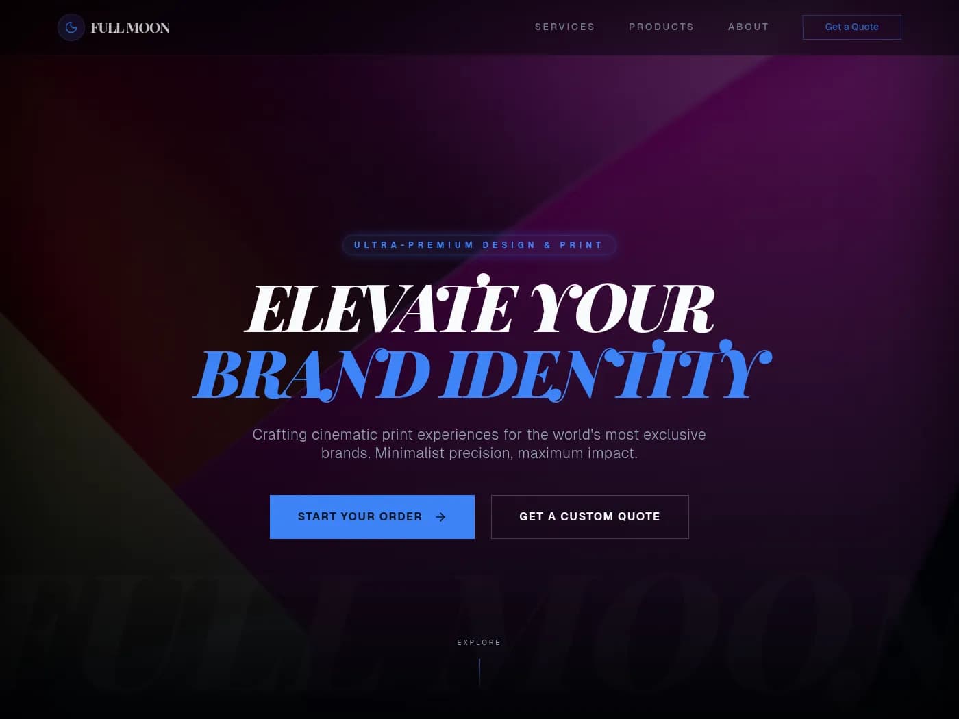 Full Moon Luxe Site