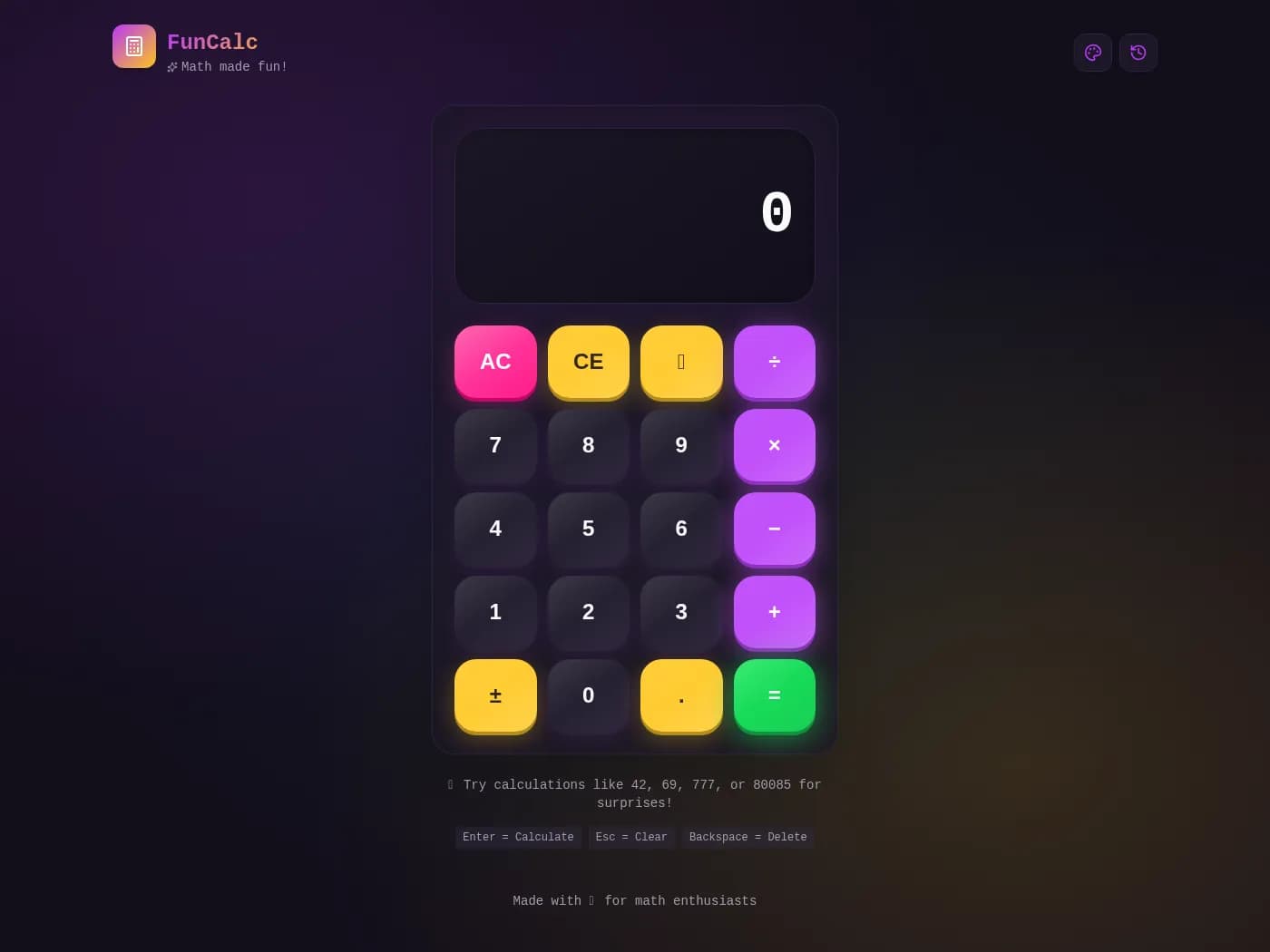 FunCalc Playground