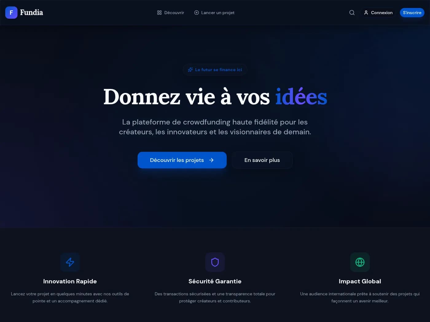 Fundia Crowdfunding Platform