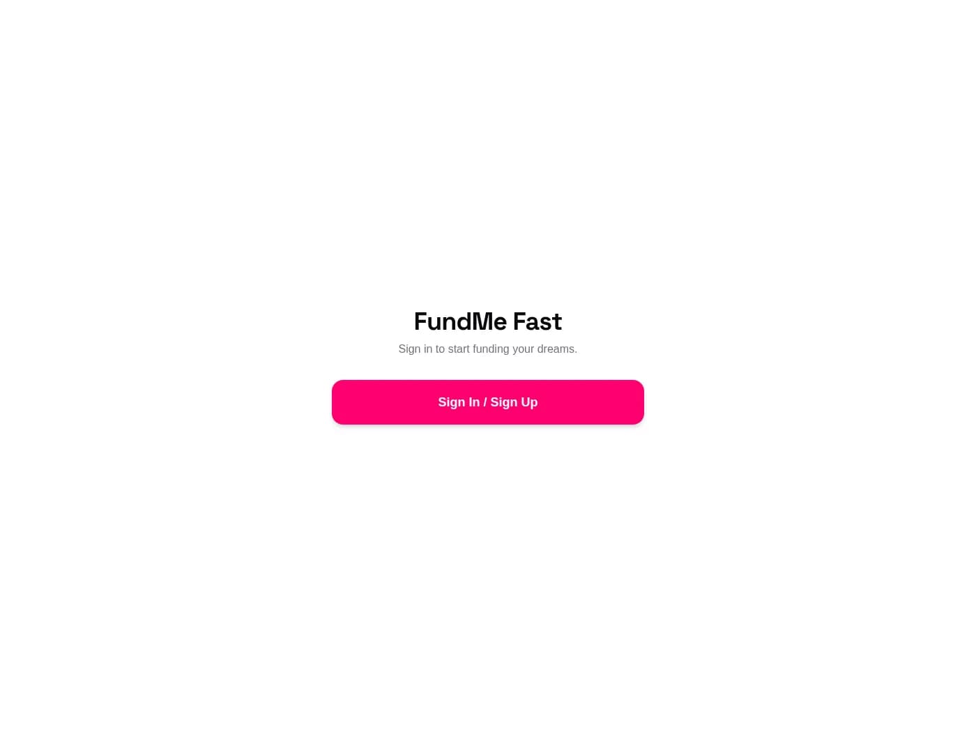 FundMe Fast
