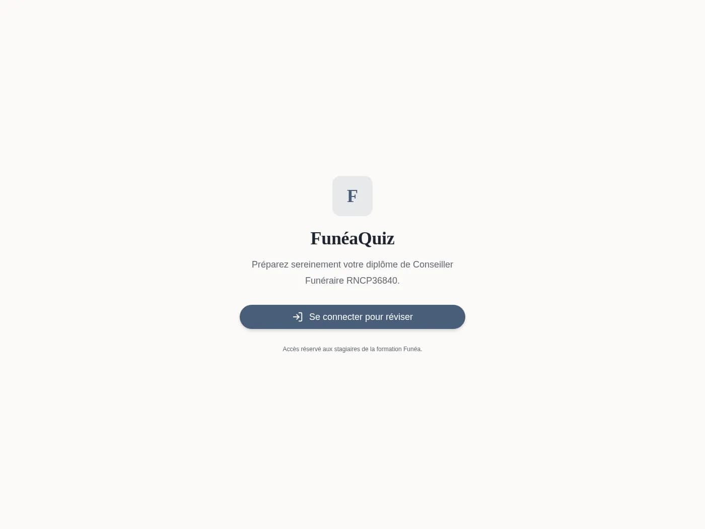 FunéaQuiz Formation App