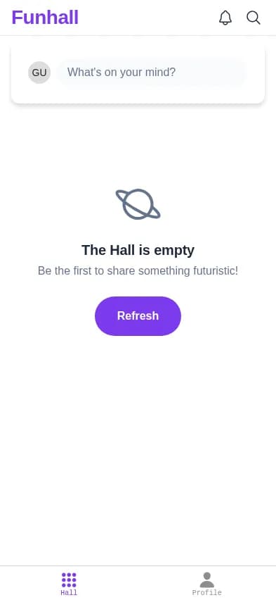 Funhall Social App
