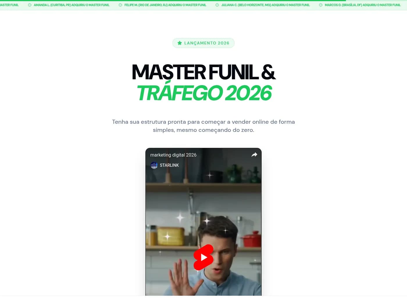Master Funil & Tráfego LP
