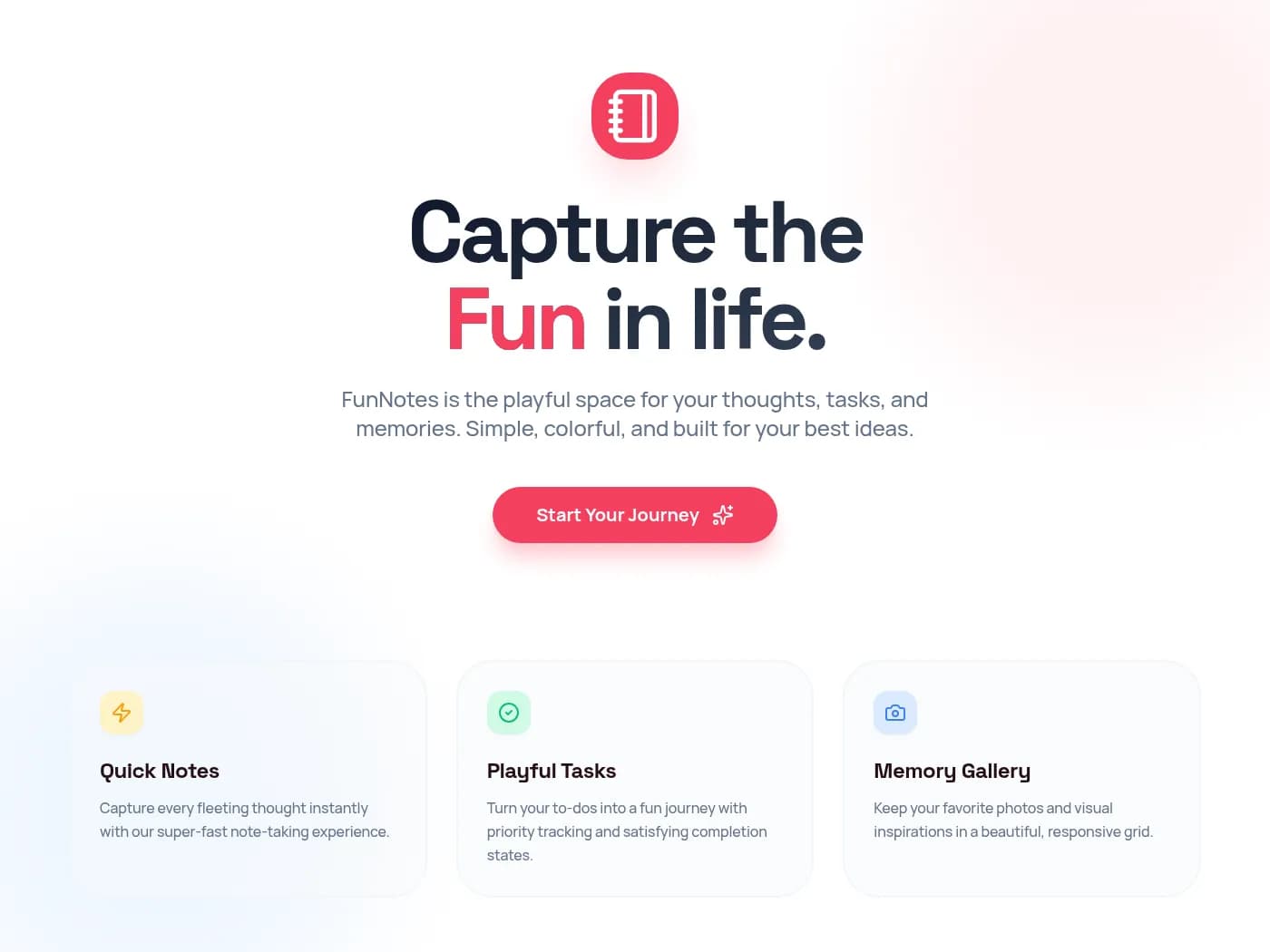 FunNotes Organizer