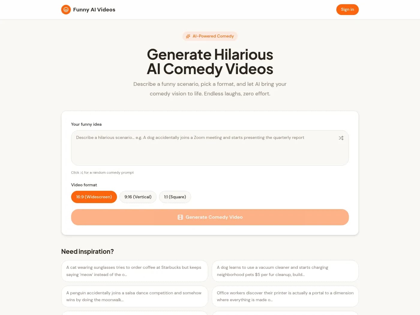 Funny AI Video Maker