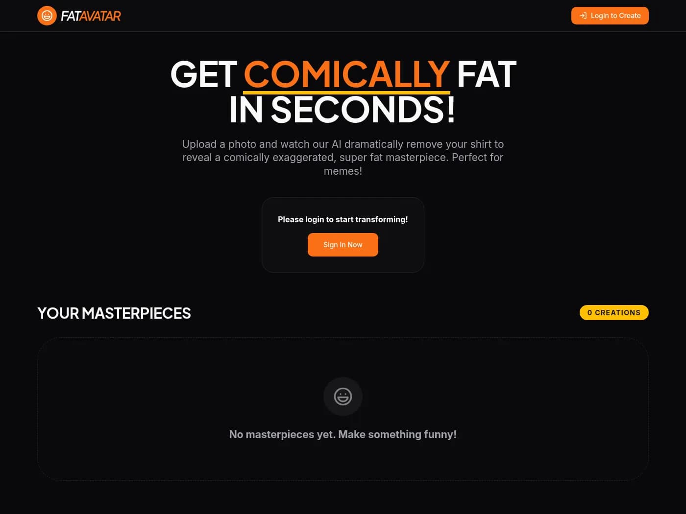 Funny Fat Avatar Generator