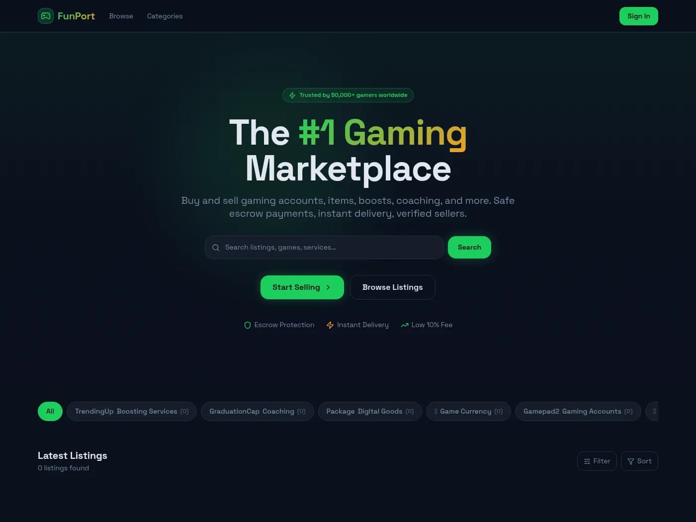 FunPort Marketplace