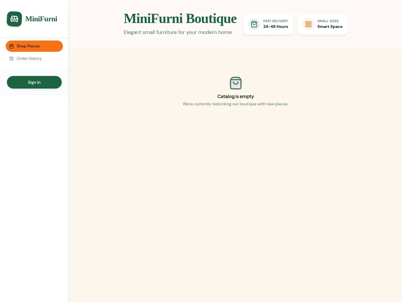 MiniFurni Shop