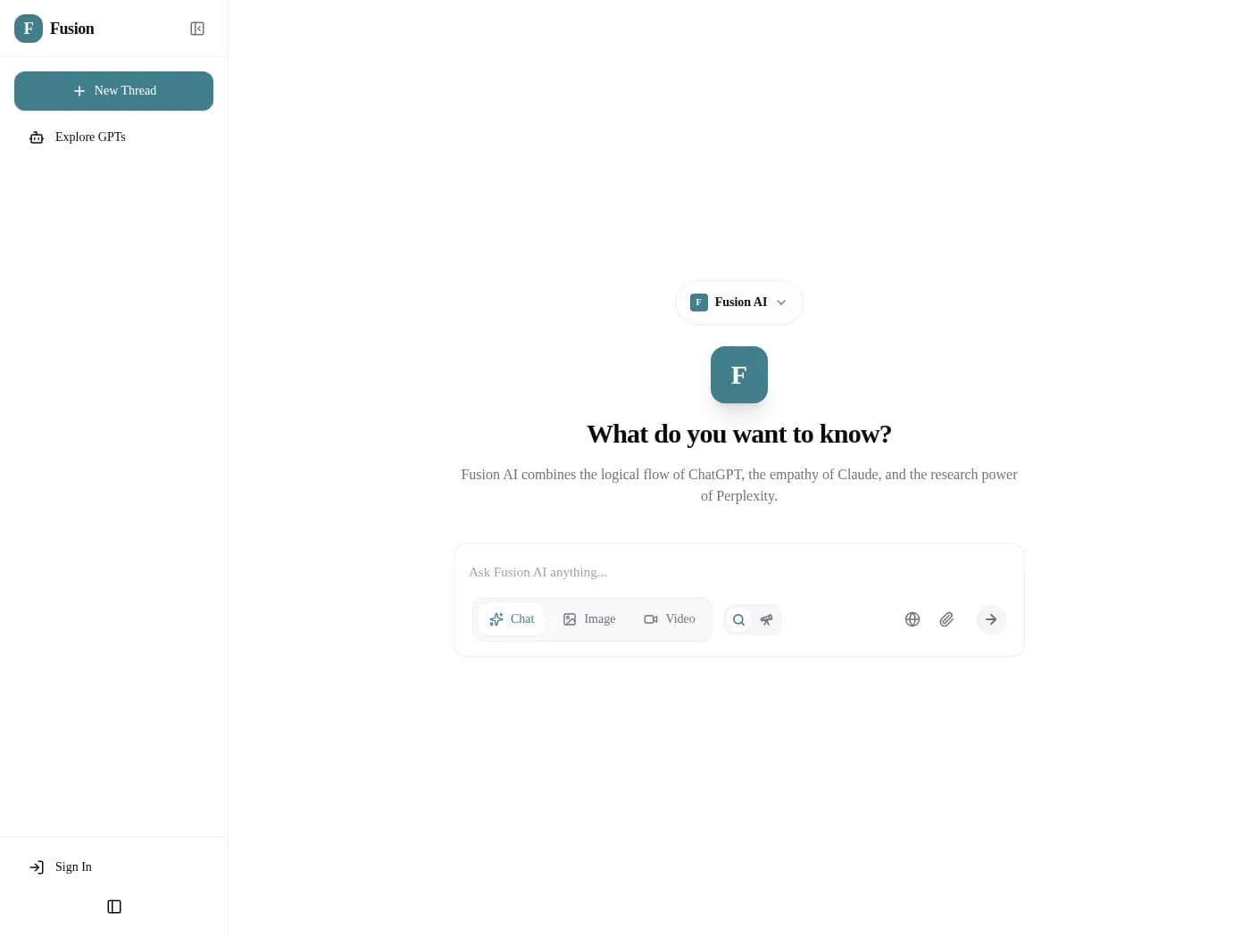 Fusion AI Chatbot