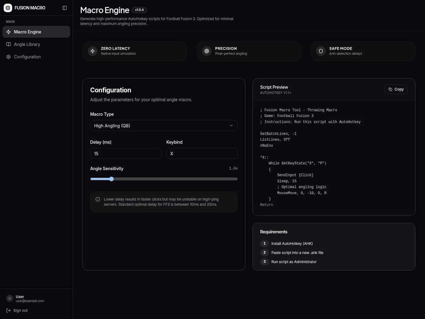 Fusion Macro Tool