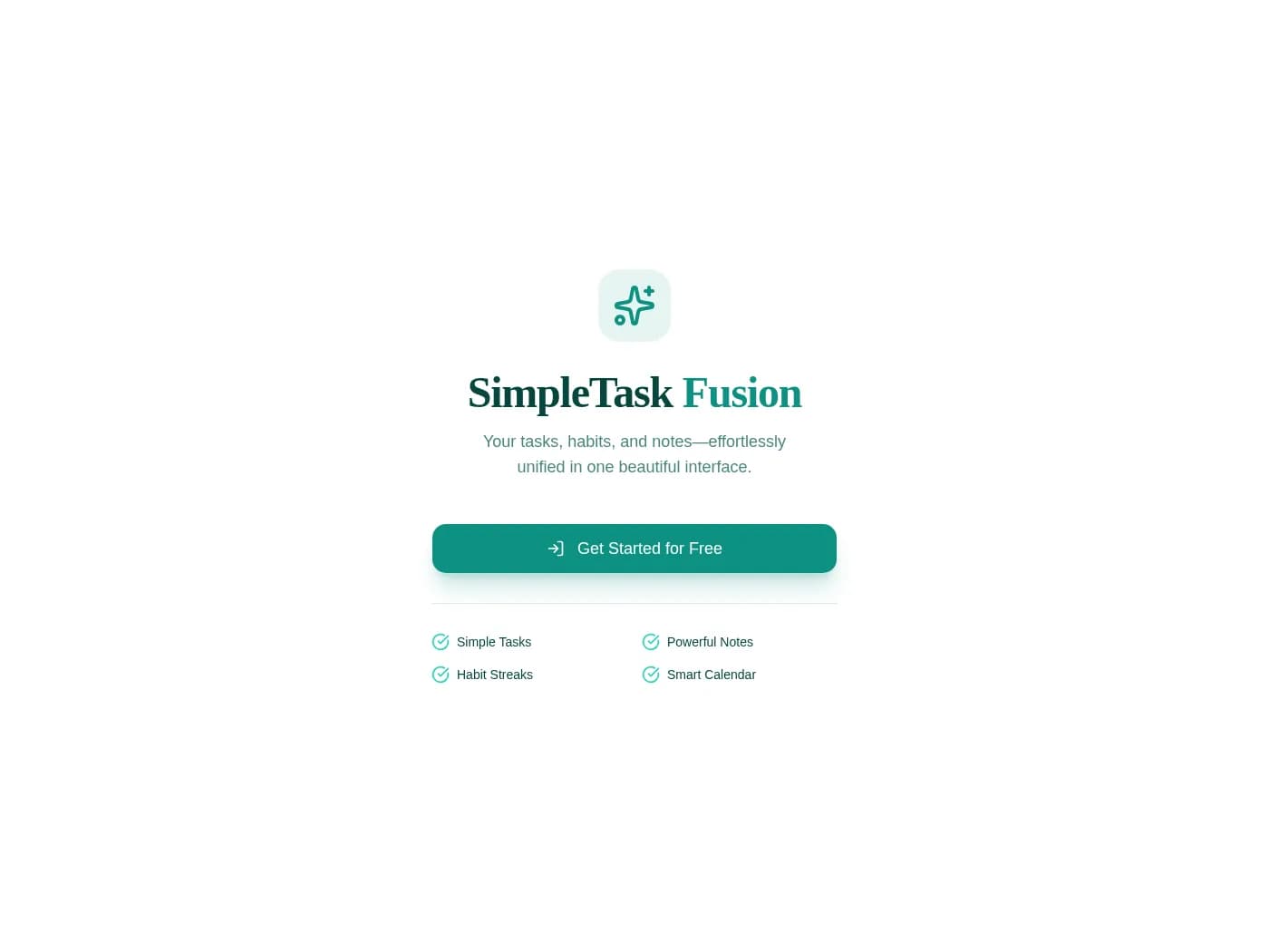 SimpleTask Fusion