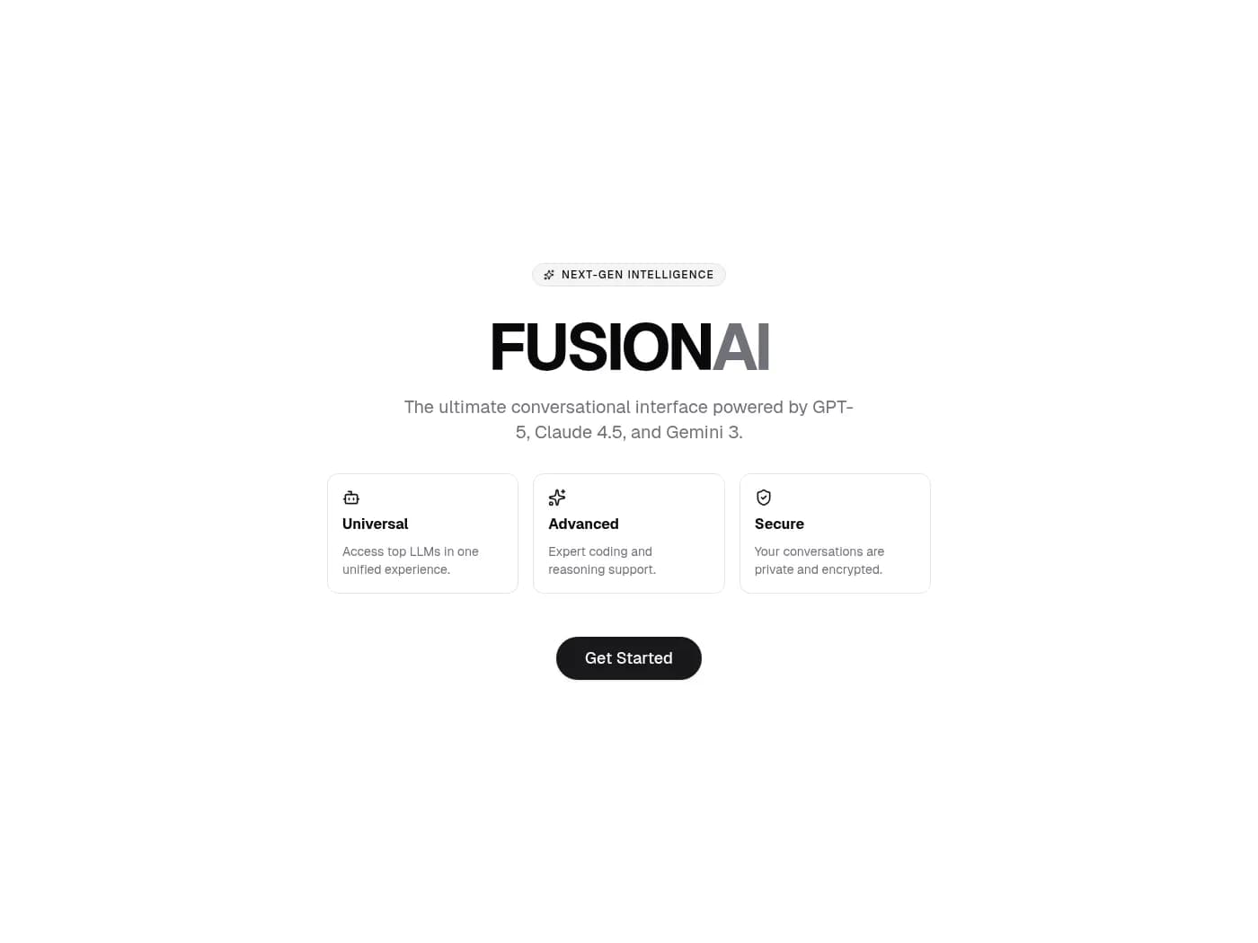 FusionAI Chatbot