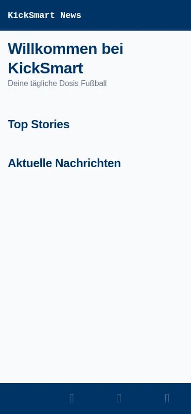 KickSmart Fußball App