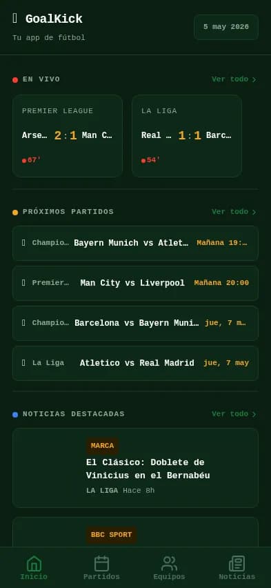 GoalKick App