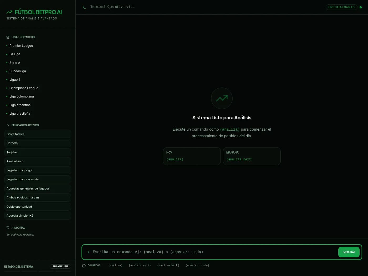Fútbol BetPro AI