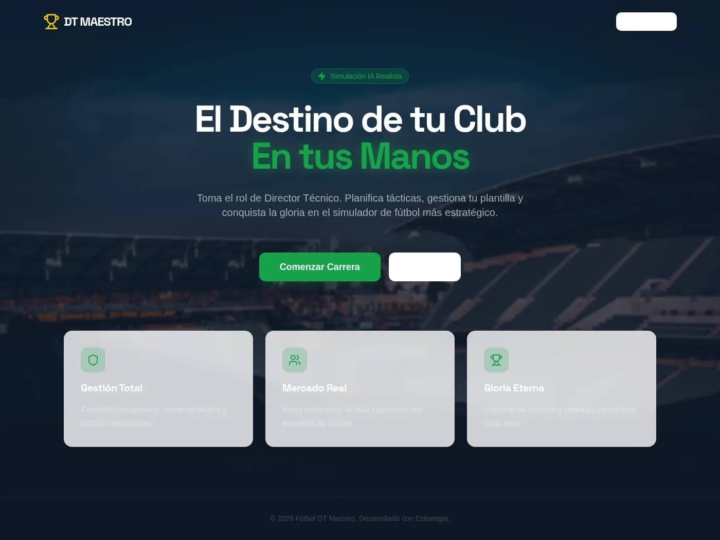 Fútbol DT Maestro