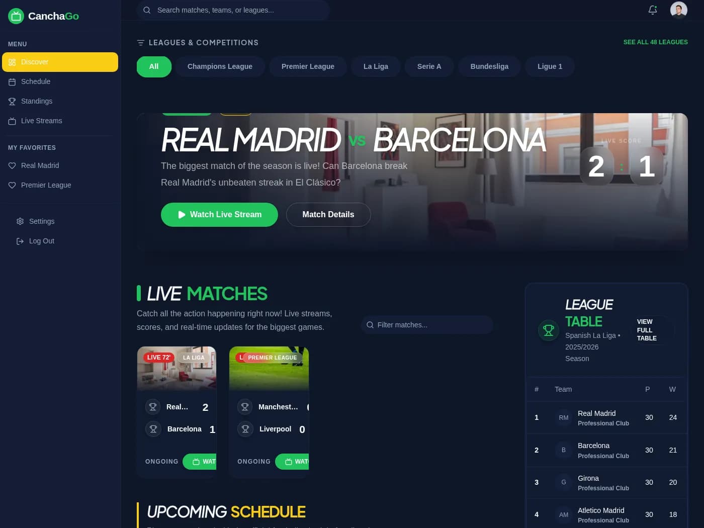 Fútbol Live Stream