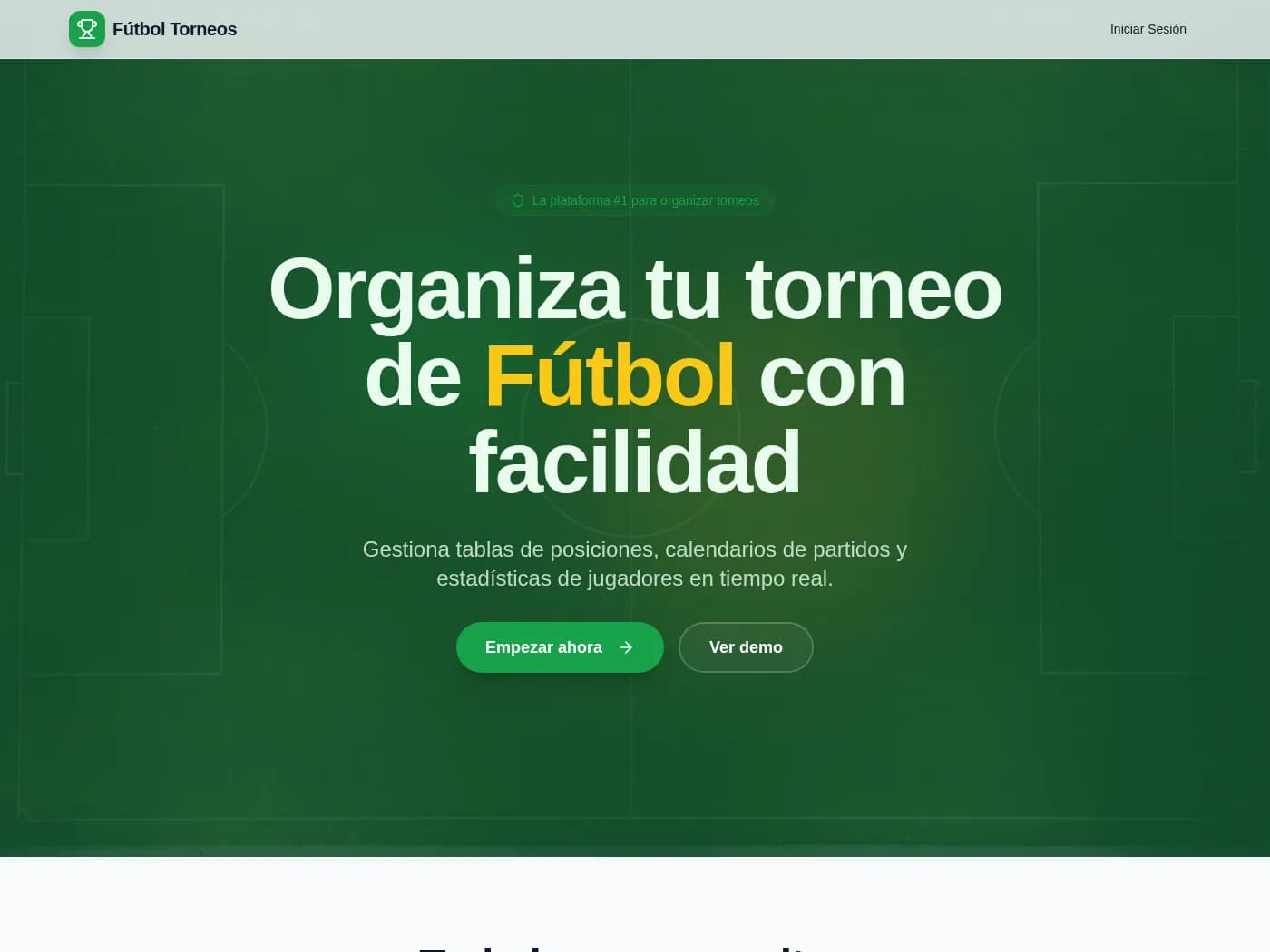 Fútbol Torneos Fácil