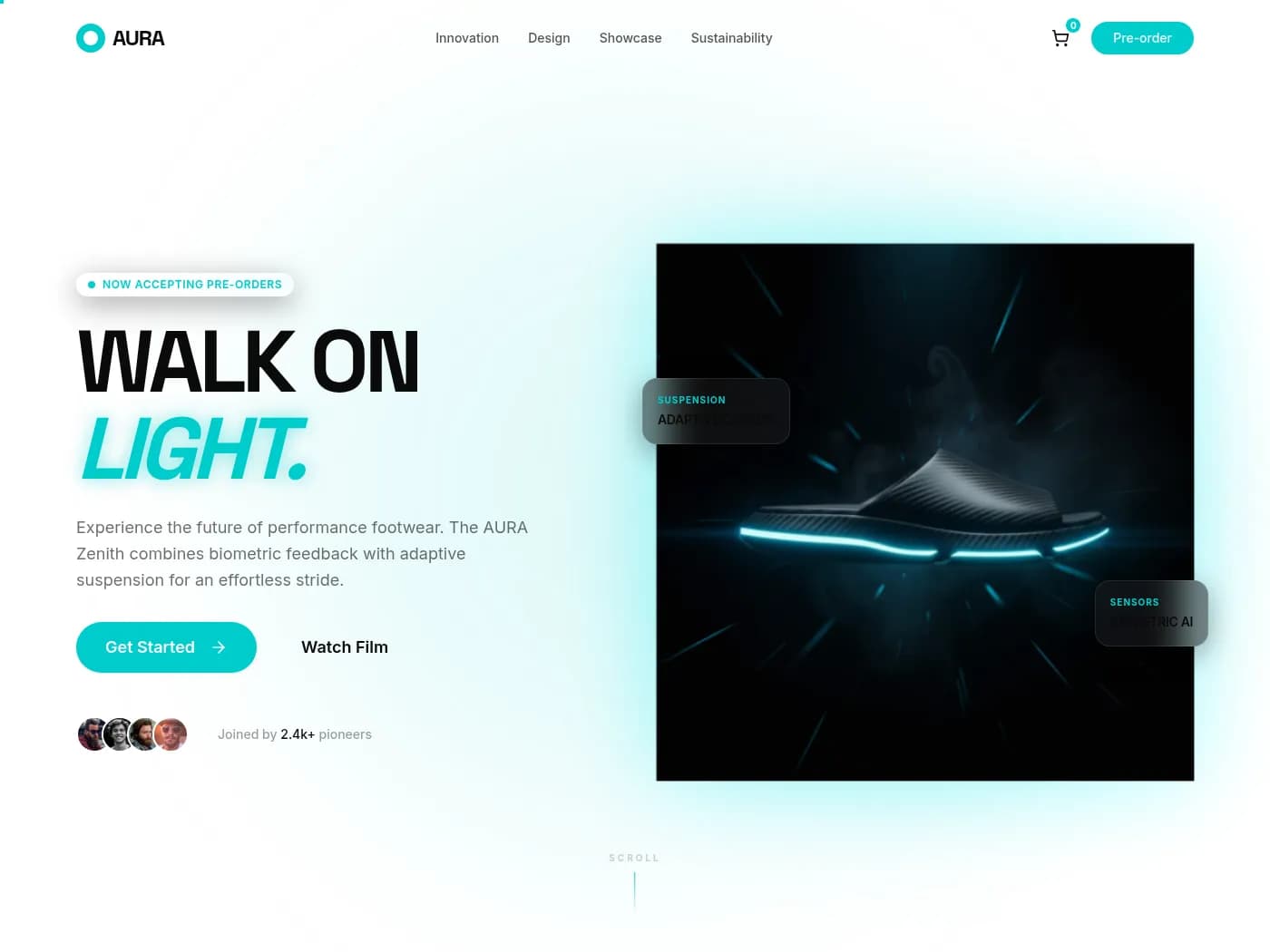Futura Landing Page