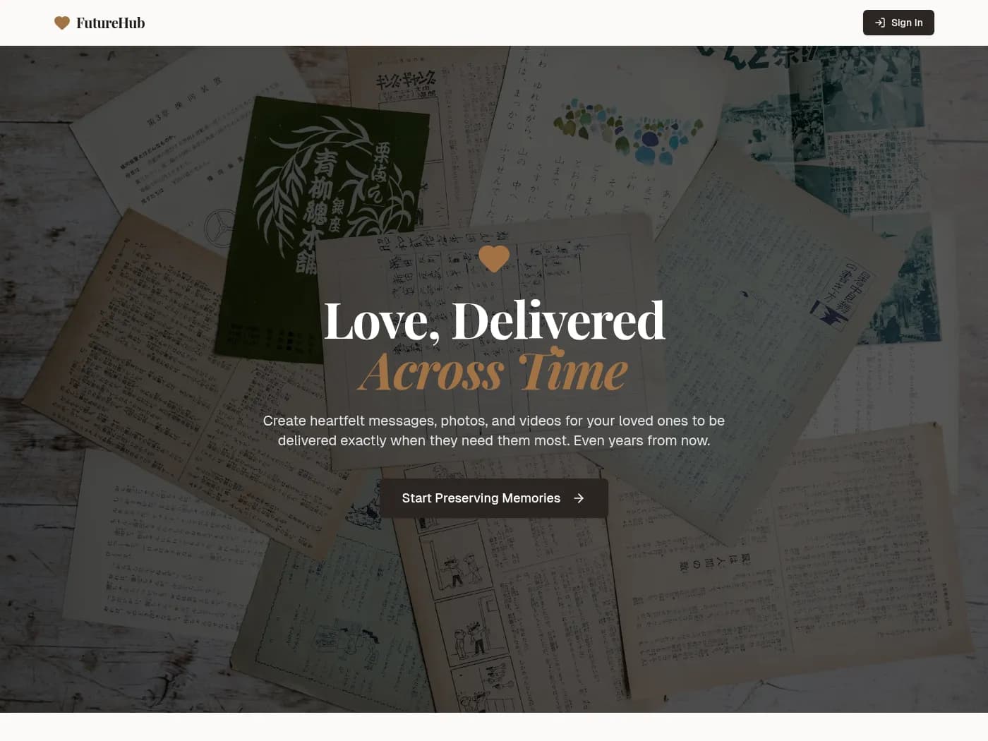 Future Messages Hub