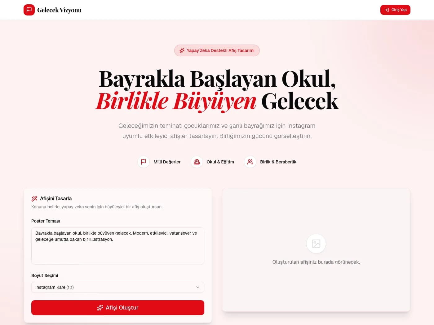 Birlikte Gelecek Post Creator