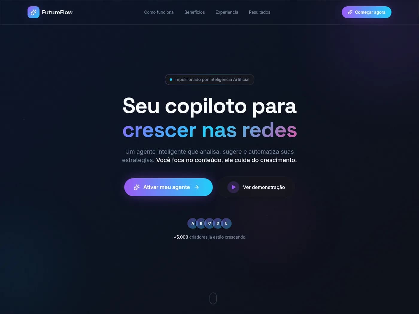 FutureFlow Landing Page