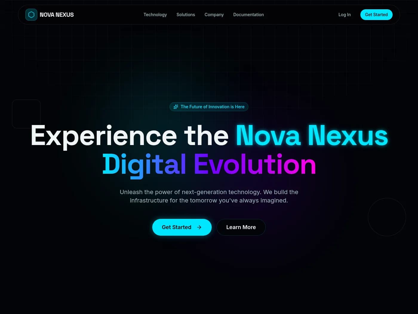 Futurist Web Page