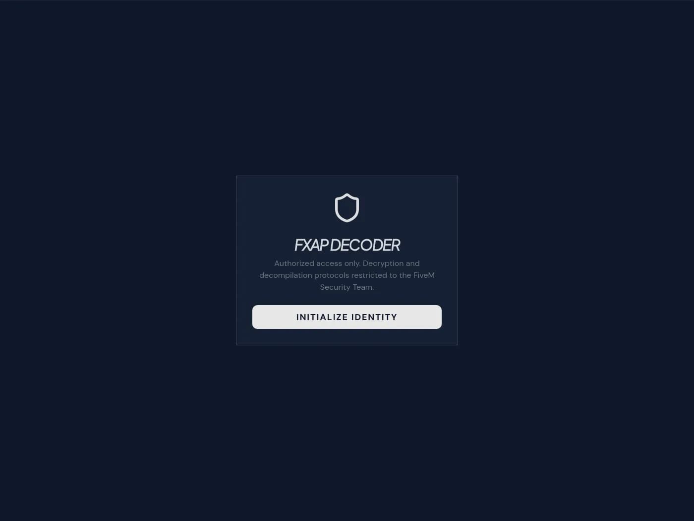 FXAP Decoder Toolkit