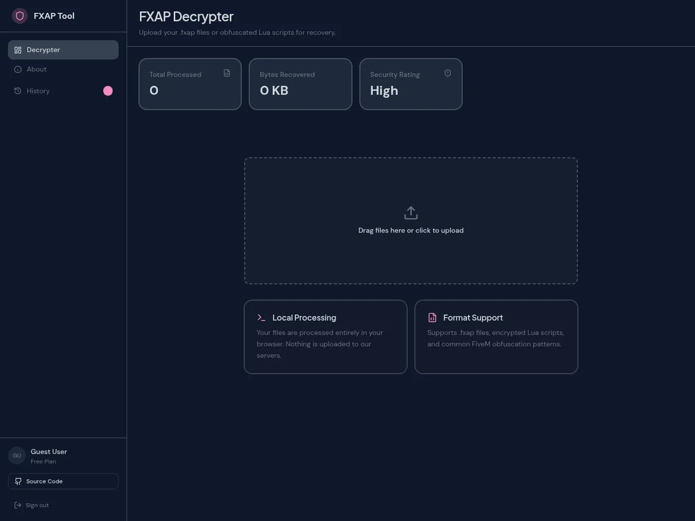 FXAP Decryption Tool