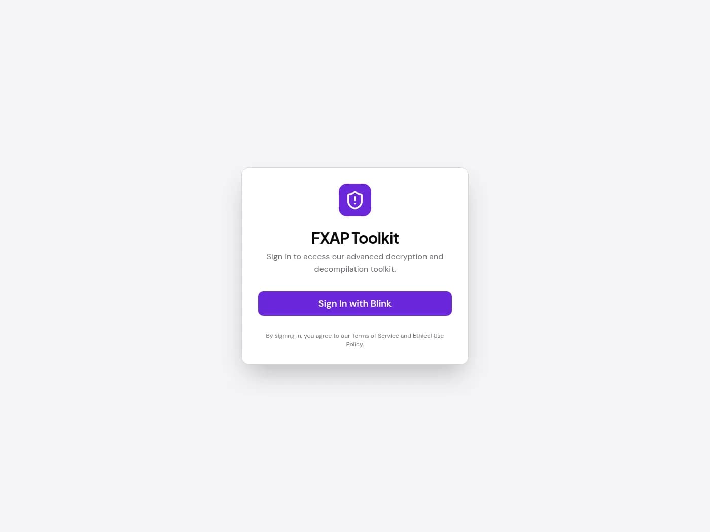 FXAP Decrypt Toolkit