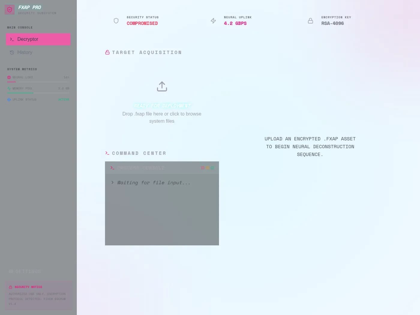 FXAP Decryptor