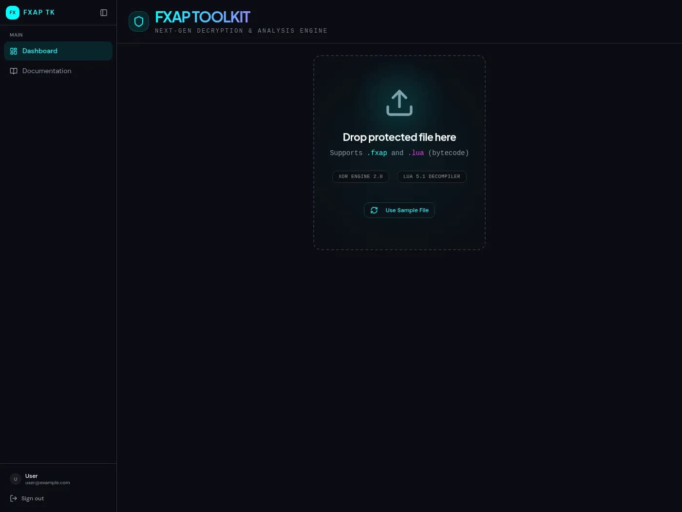 FXAP Lua Decryptor Toolkit