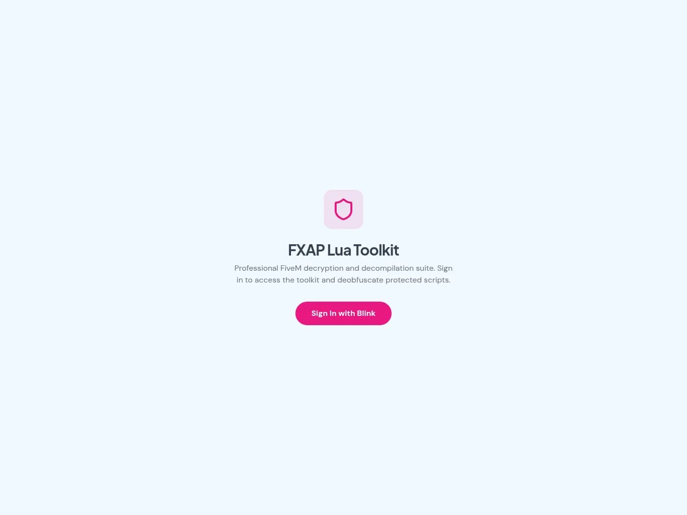 FXAP Lua Decrypt Toolkit