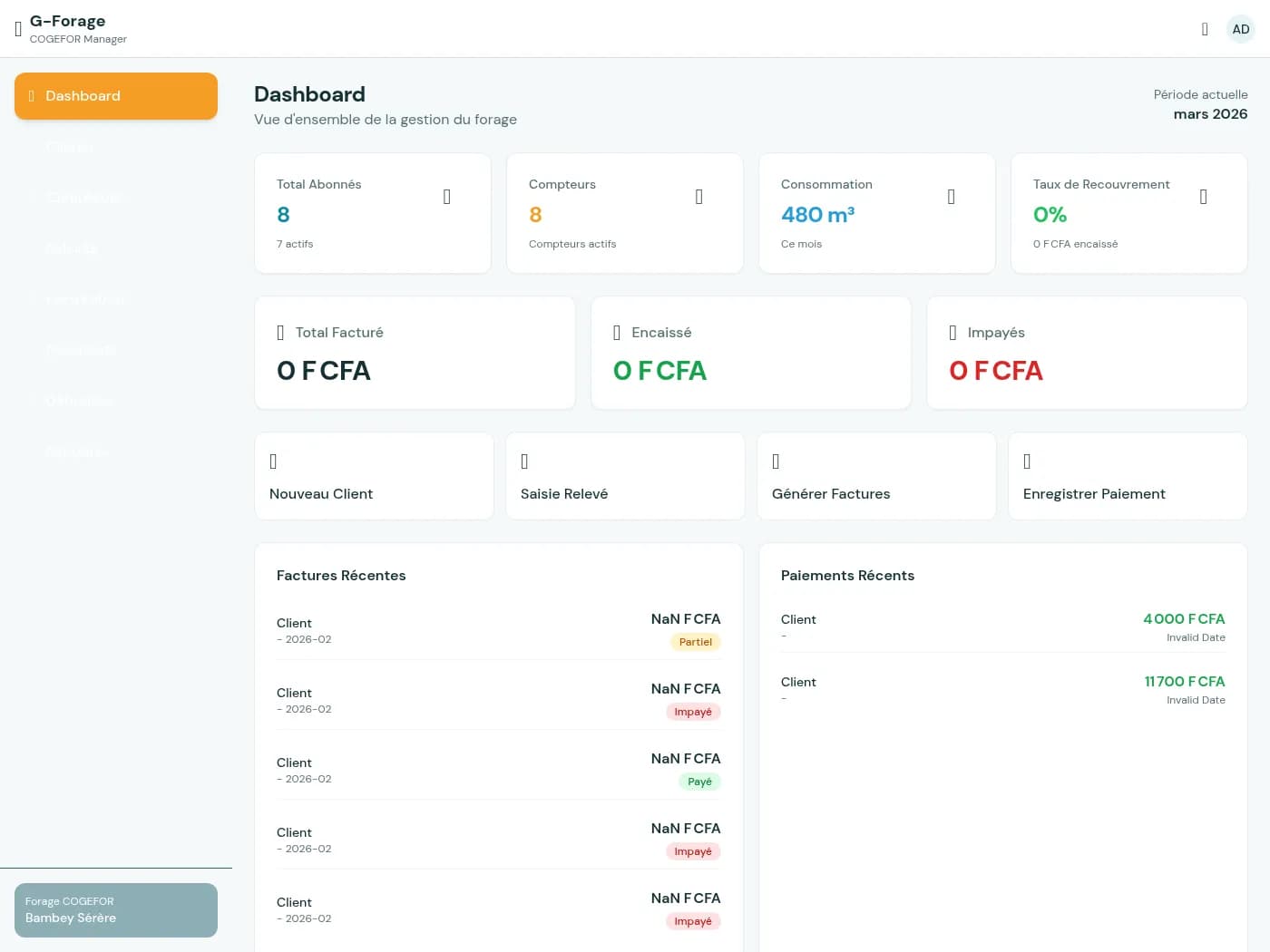 G-Forage Manager SaaS