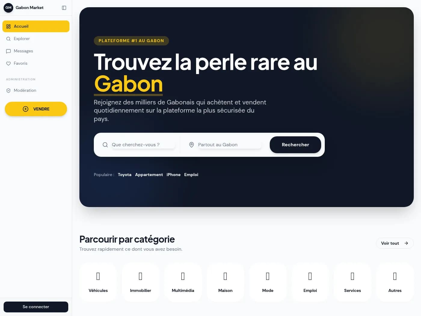 Gabon MarketPlace