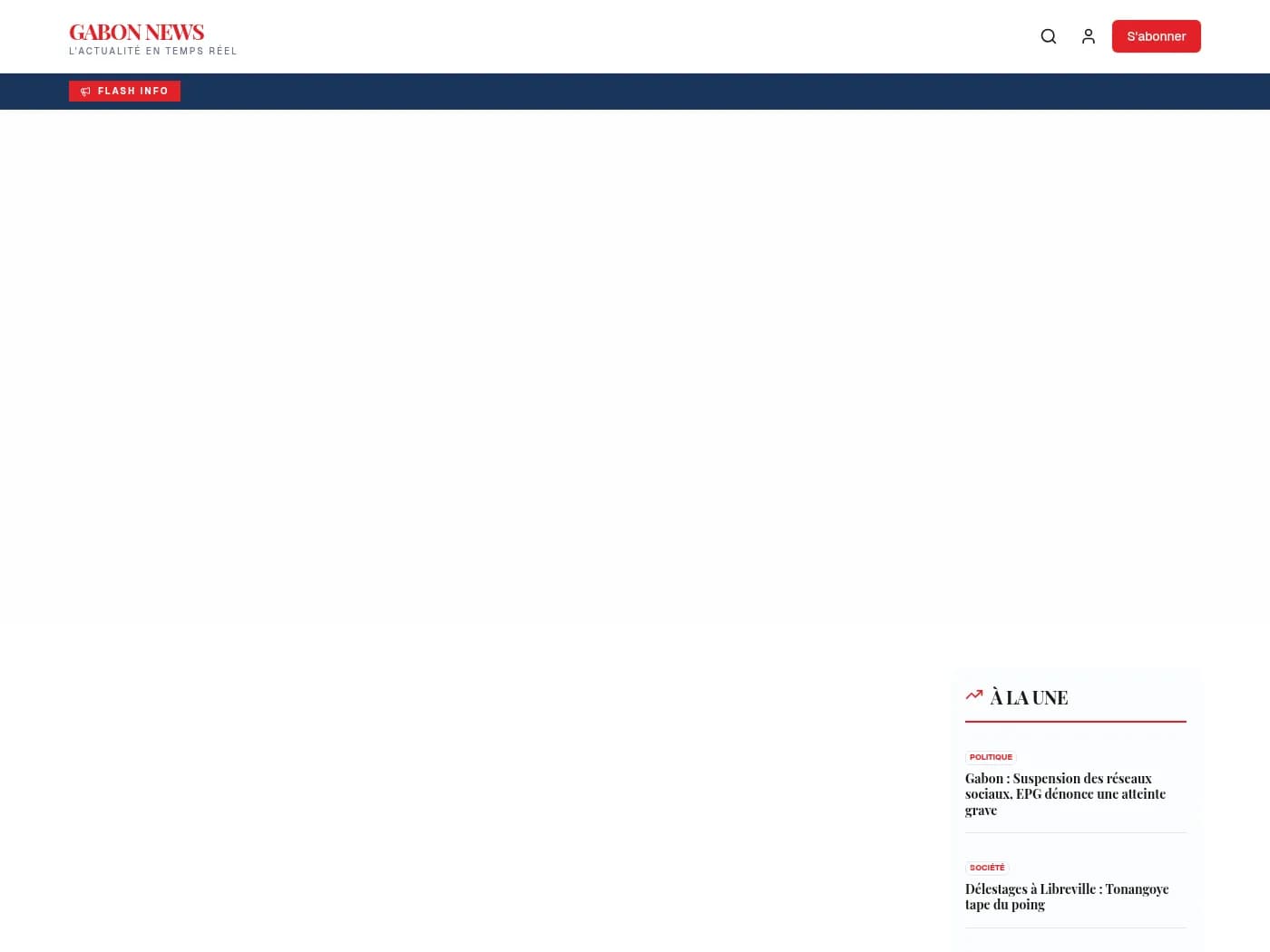 Gabon New Web Clone