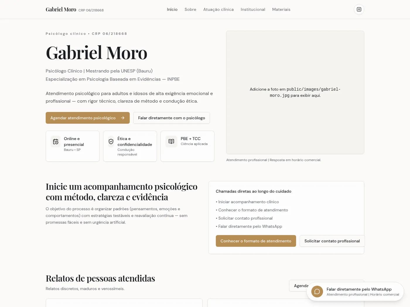 Gabriel Moro Premium Site