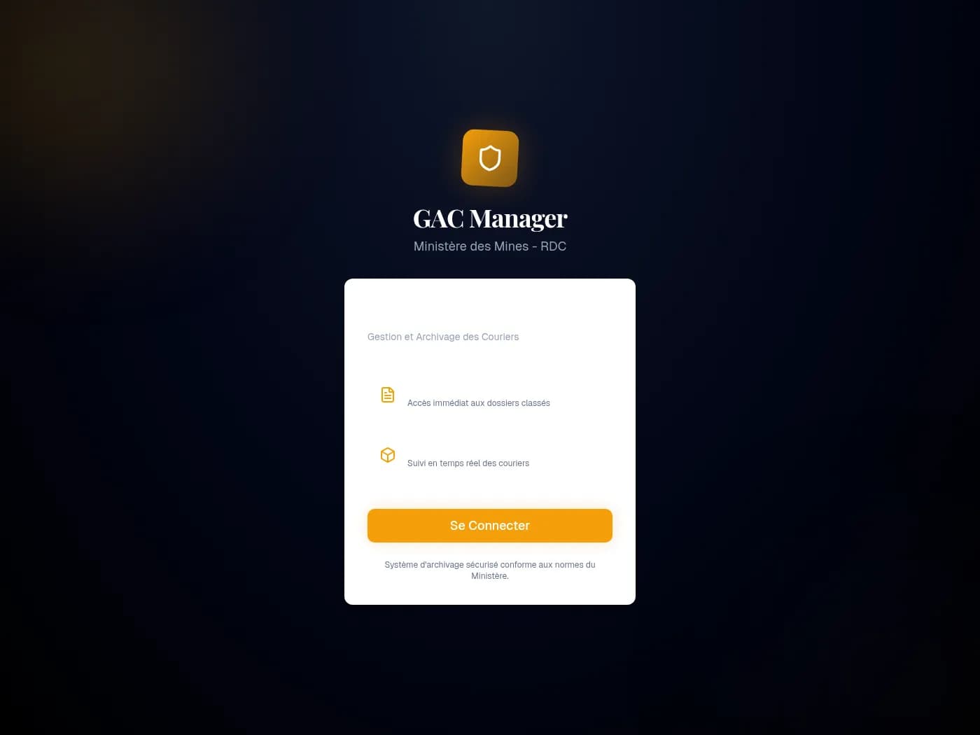 GAC Courier Manager