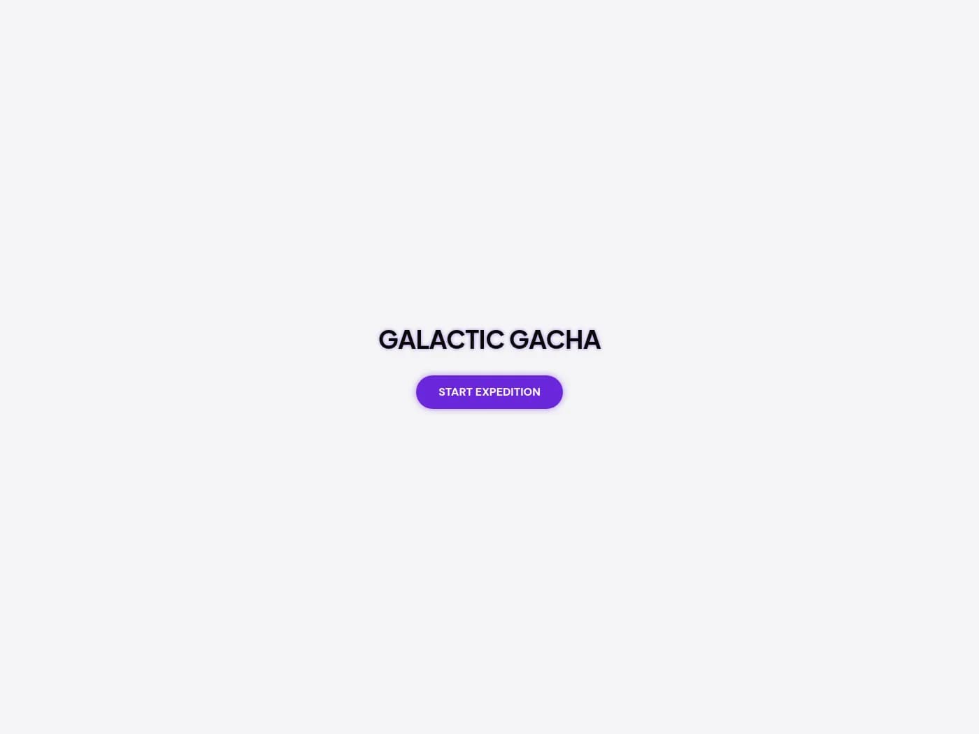Galactic Gacha Sidescroller