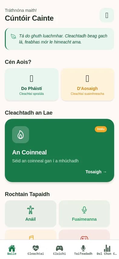 Gaeilge Speech Helper