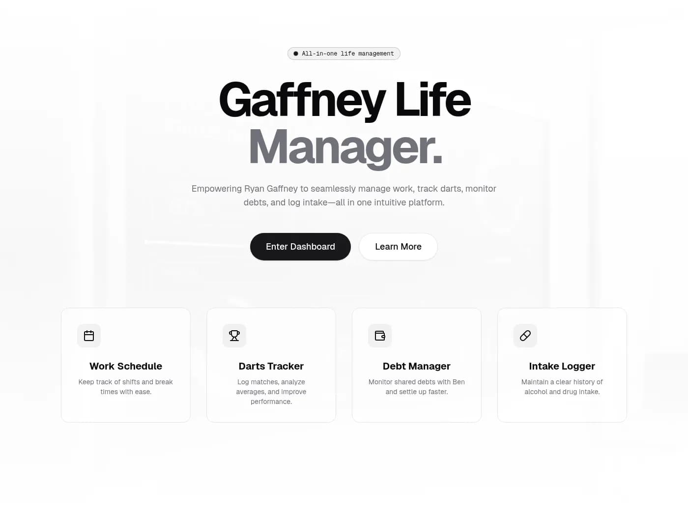 Gaffney Life Manager