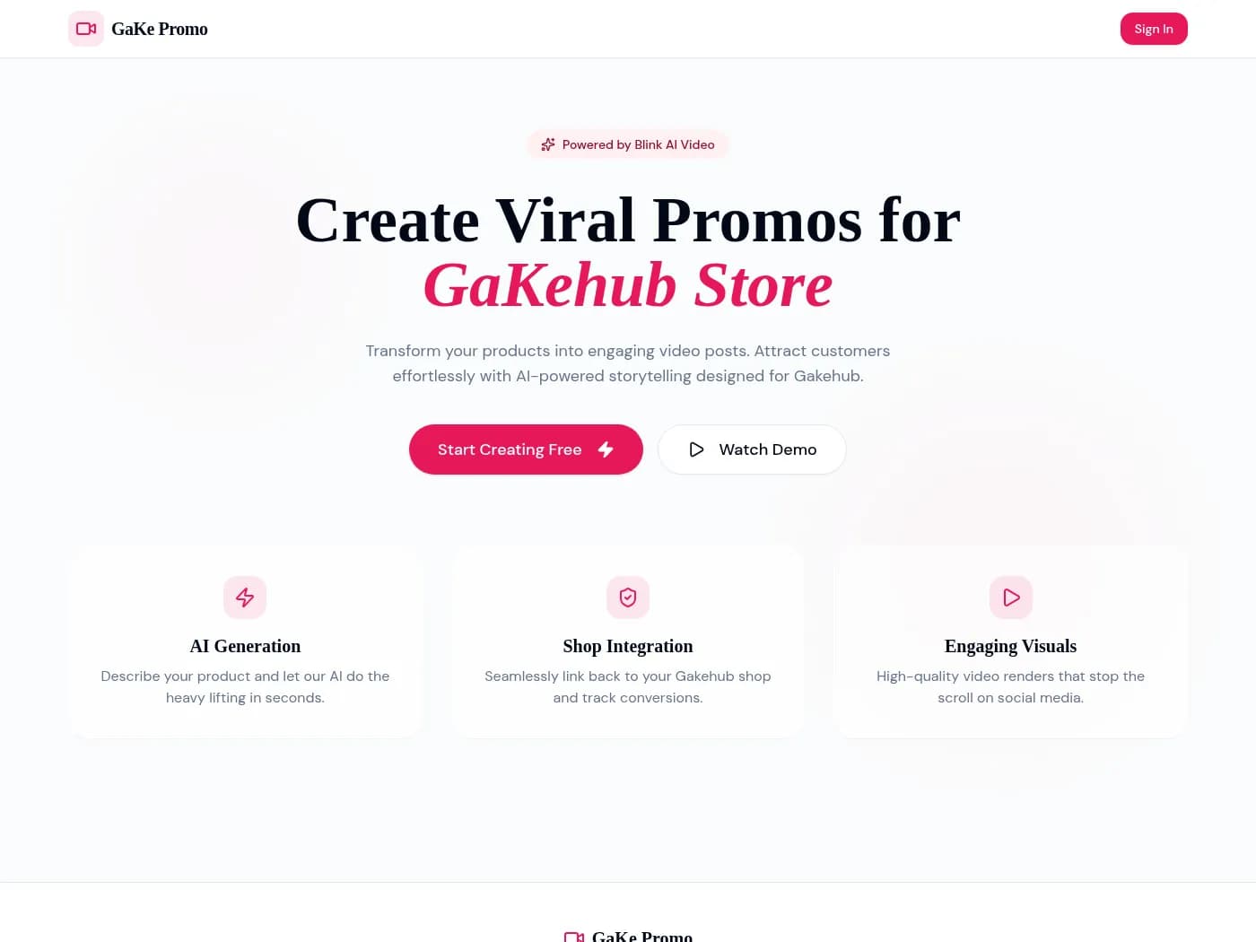 Gakehub Shop Video Promo