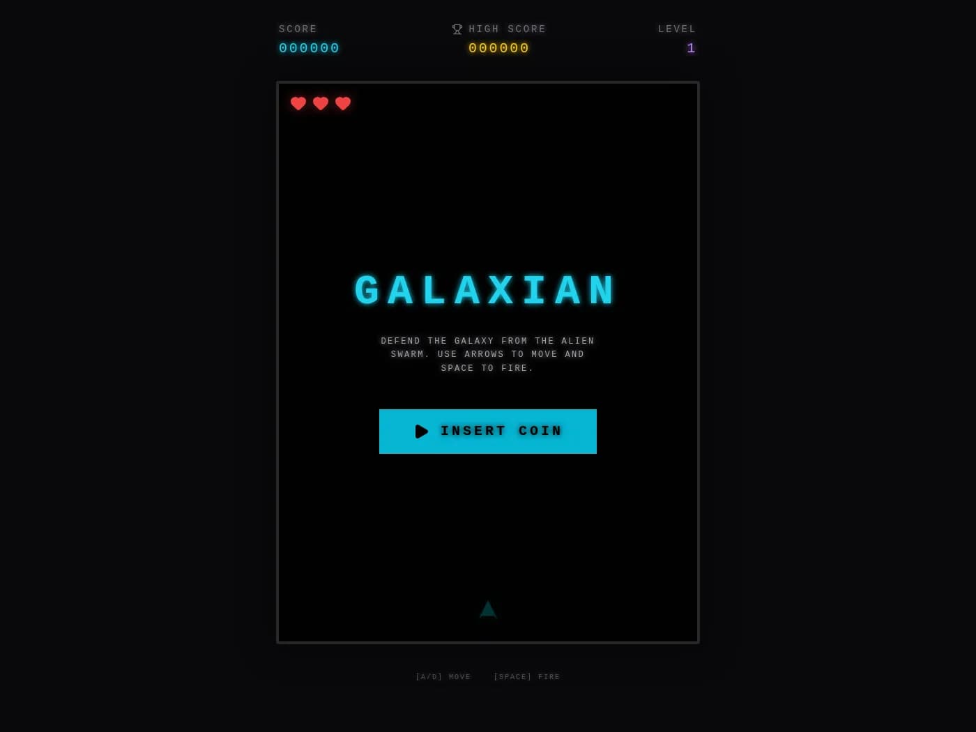 Galaxian Classic Game