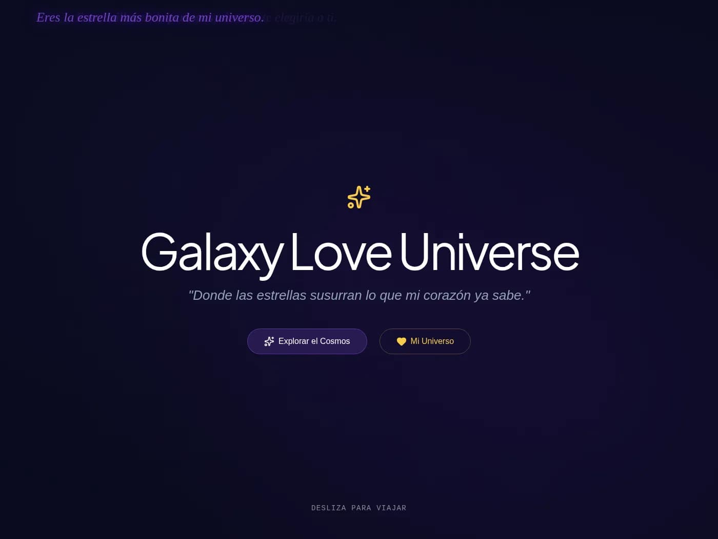 Galaxy Love Universe