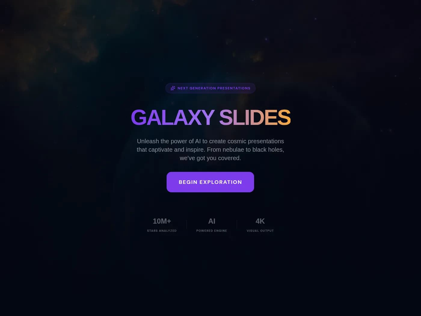 Galaxy Slides