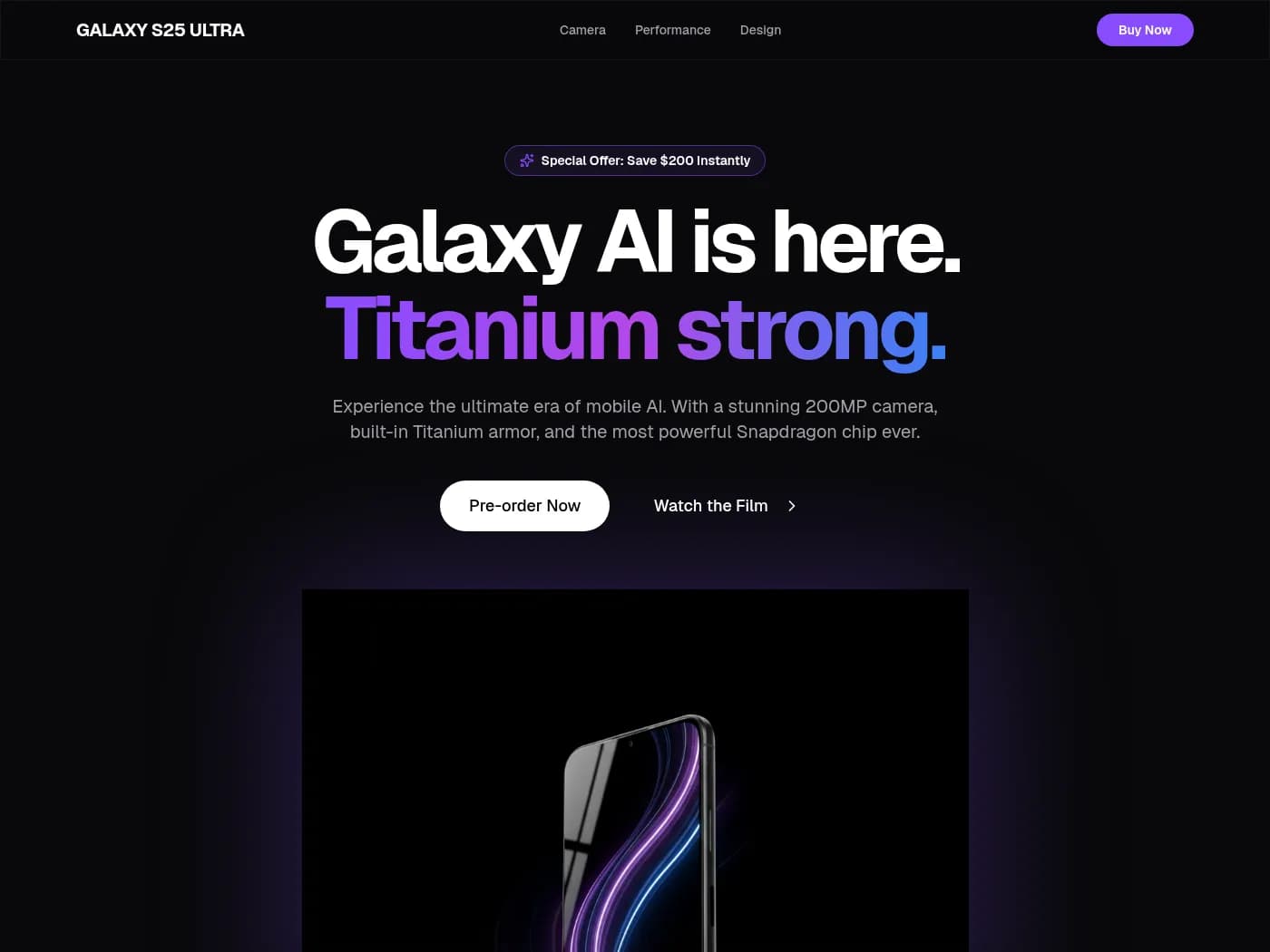 Galaxy S25 Ultra Showcase