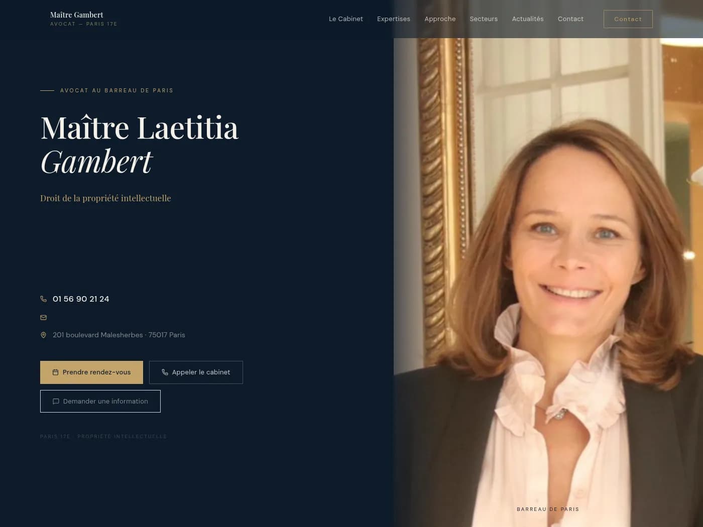 Gambert IP Law Website