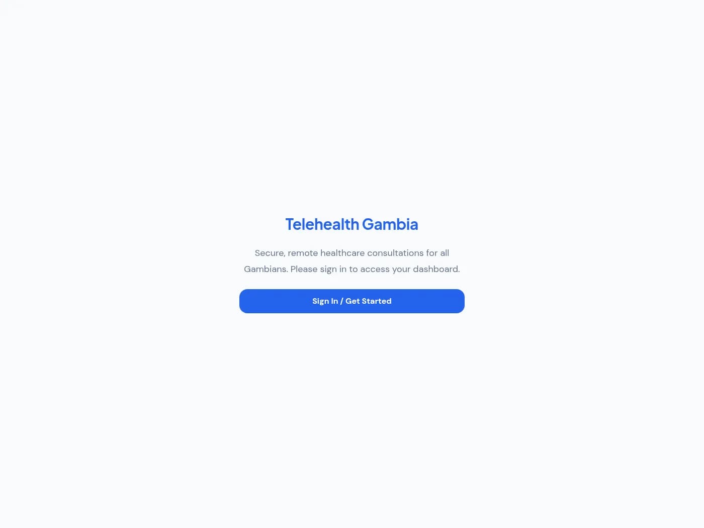Secure Telehealth Gambia