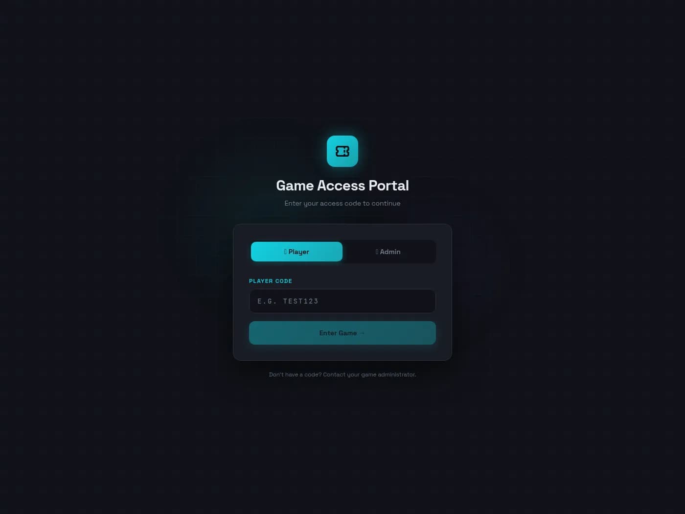 Game Access Portal